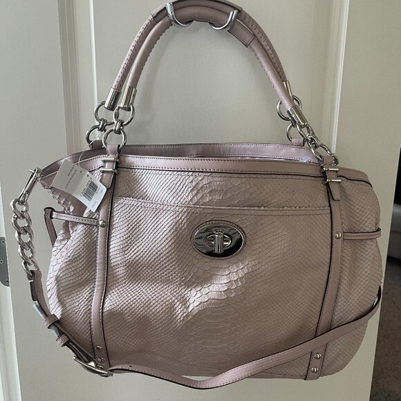 Coach | Bags | Coach Mauve Snake Skin Bag | Poshmark
